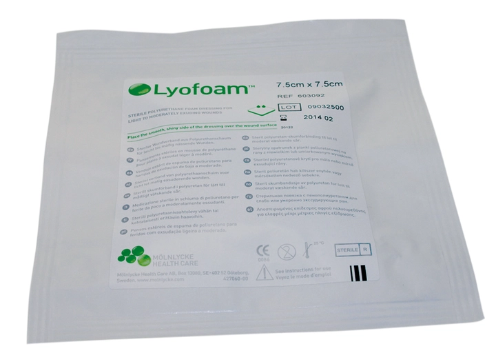 *Lyofoam 10 x 10cm - Beauty Products Thorsen AS